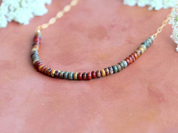 Suede Collar Necklace - Saressa Designs®