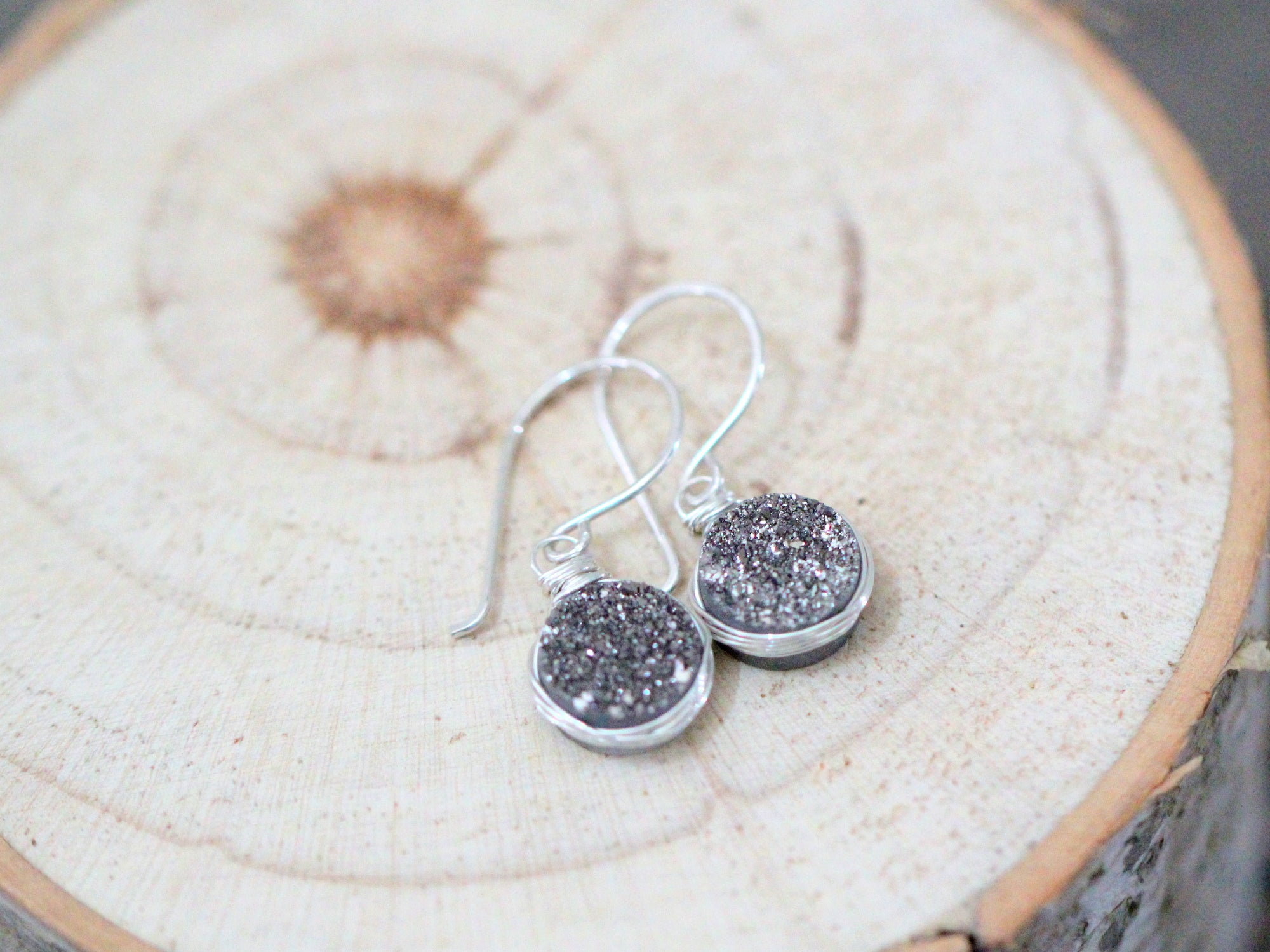 Druzy Bezel Drops (Multiple Colors) - As Seen in DaySpa Magazine ...
