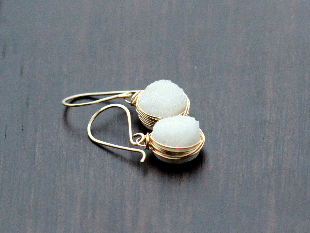 Druzy Bezel Drops (Multiple Colors) - As Seen in DaySpa Magazine ...