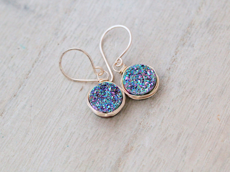 Druzy Bezel Drops (Multiple Colors) - As Seen in DaySpa Magazine ...