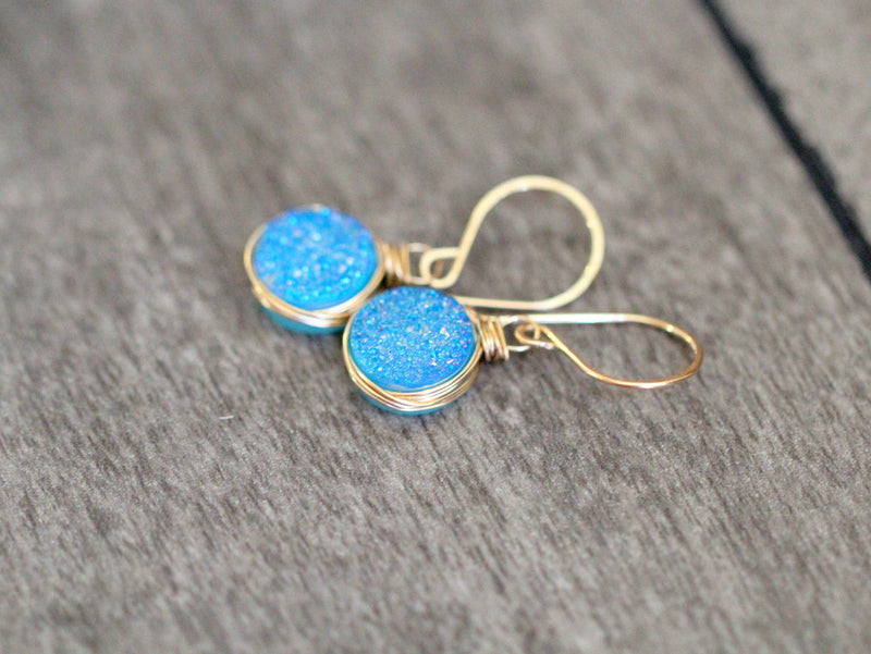 Druzy Bezel Drops (Multiple Colors) - As Seen in DaySpa Magazine ...